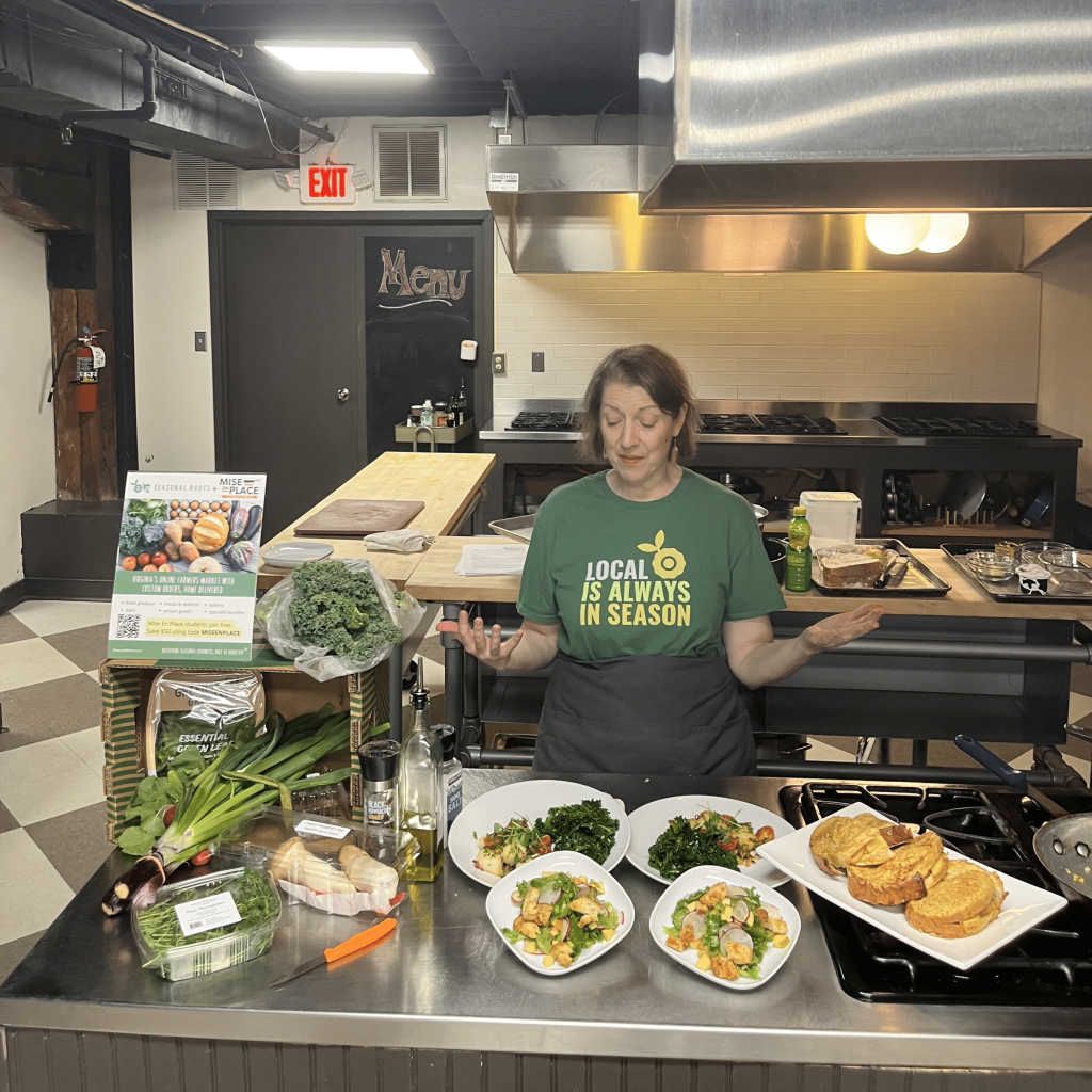 Earth Day Cooking Class with Chef Christine from Mise En Place ...